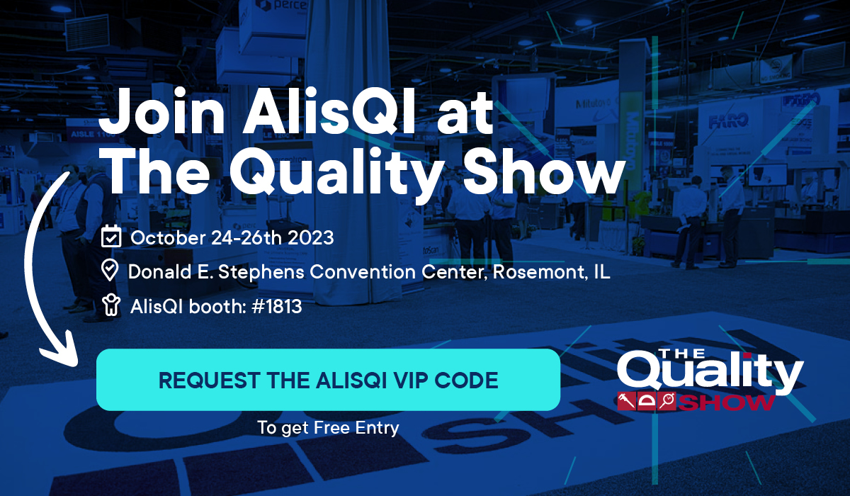 Join AlisQI at The Quality Show - Get the VIP Code to get Free Entry