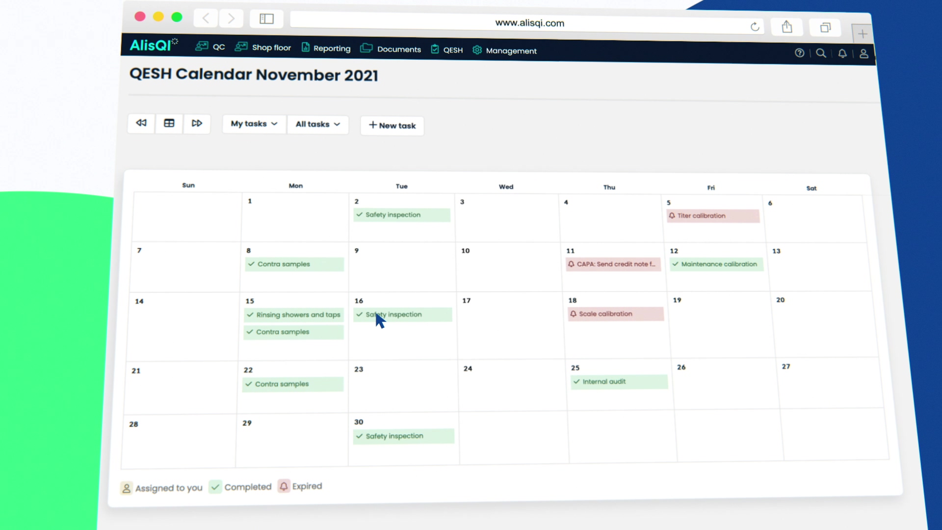 Calendar - Video - AlisQI
