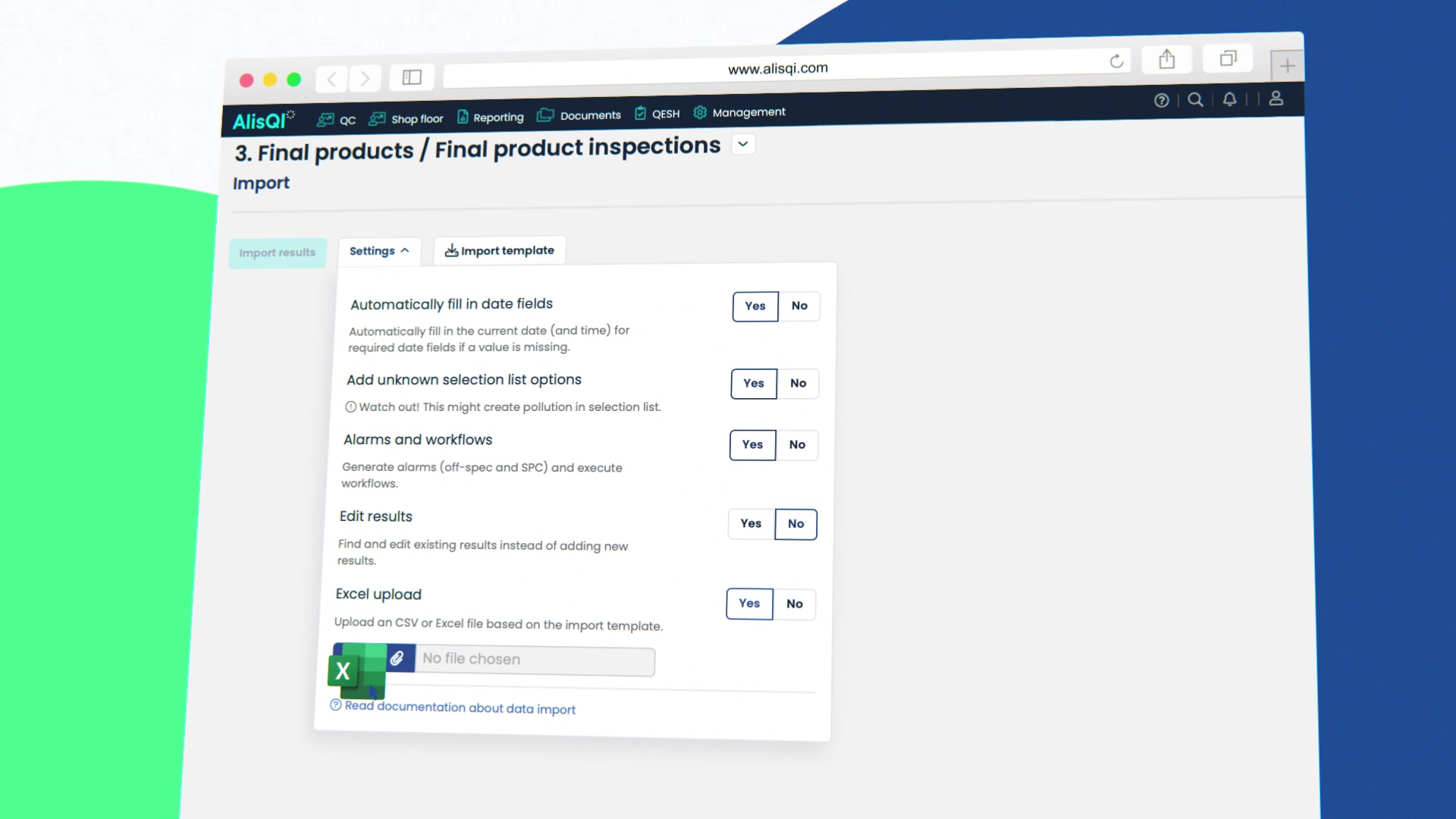 Data Import and Export - Video - AlisQI