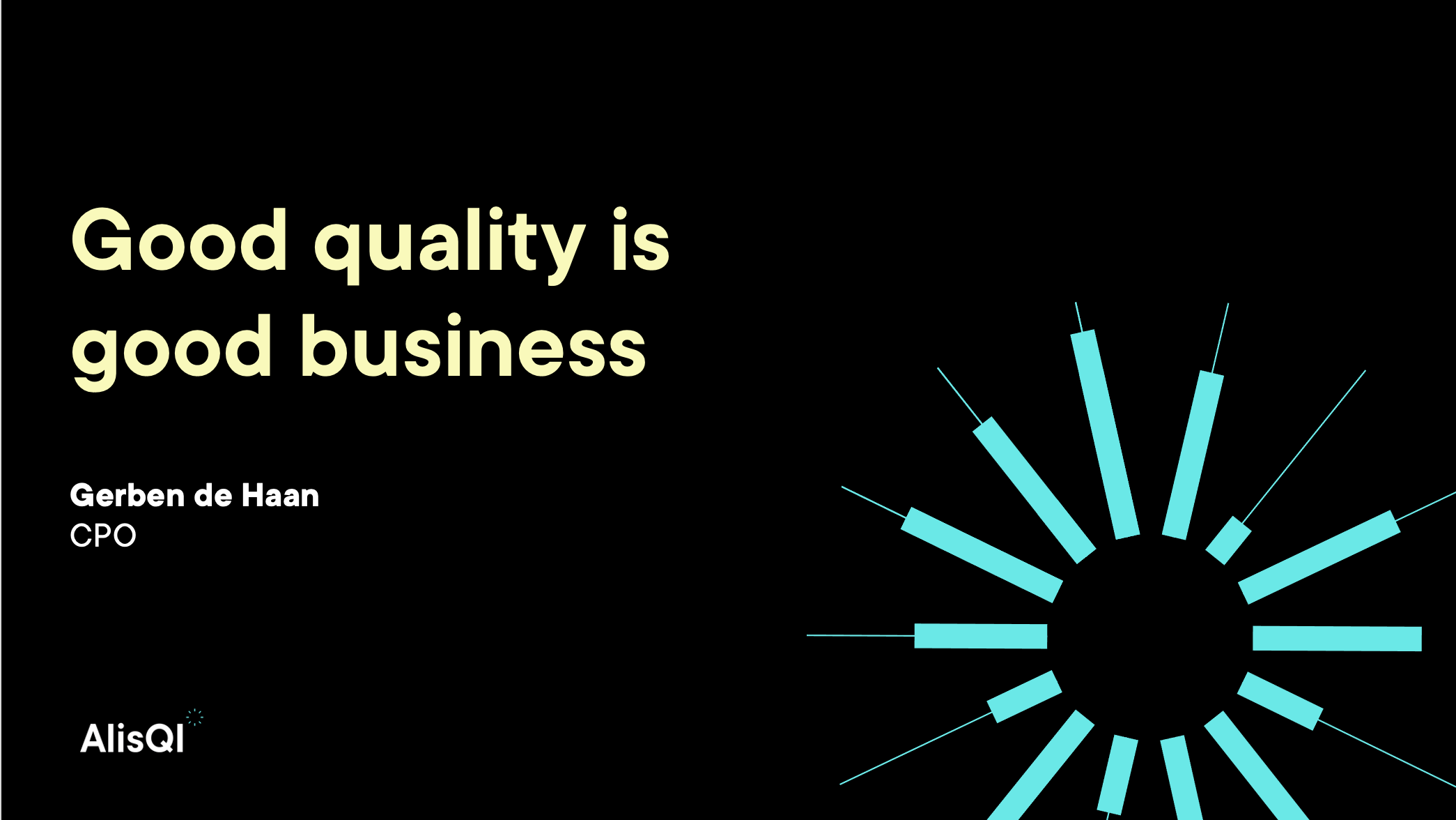 Presentation Good quality is Good business - Quality Show 2023